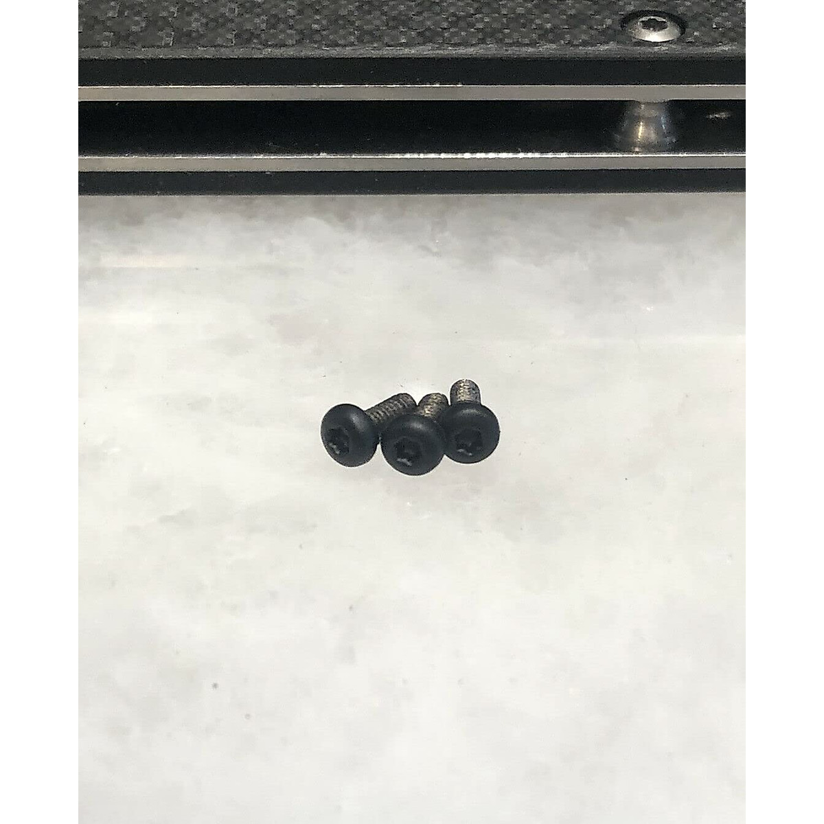 Black Stainless Torx Screws For Spyderco Smock Knife Pocket Clip - 3pcs