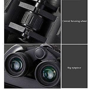 Bird Watching 20x50 High Power Binoculars HD Professional/Waterproof Binoculars with BAK4 FMC Lens for Adults Bird Watching Travel Telescope