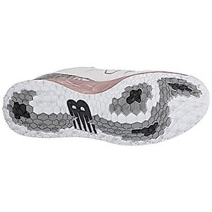 New Balance Women's Fresh Foam Link SL v2 Golf Shoe, White/Rose Gold, 8.5