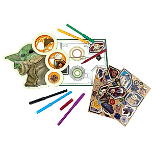 Spirograph Cyclex Studio Grogu - Disney Star Wars The Mandalorian - Baby Yoda - The Easy Way to Make Countless Amazing Designs - Rotating Stencil Wheel - Ages 5+