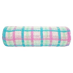 9.5" Plaid Mesh Celebrate It Easter