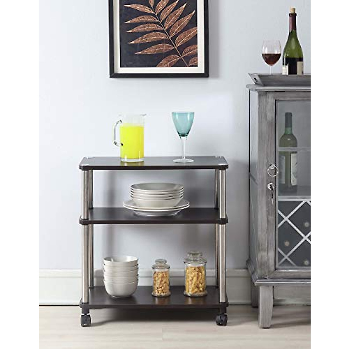 Convenience Concepts Designs2Go Office Caddy, Espresso