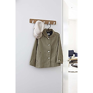 YAMAZAKI Home Ply Over The Door Hooks - Hanging Coat Rack, Beige, small