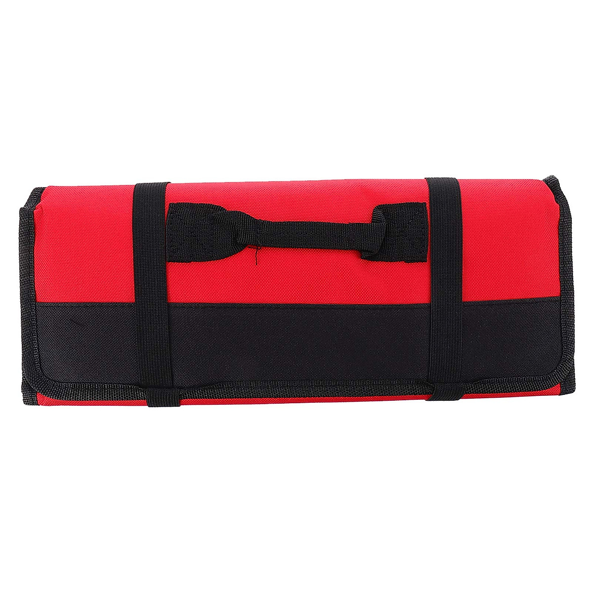 DOITOOL 1PCS Chef Knife Roll Bag for Chefs, 22 Slots Portable Chef Knife Case Storage Roll Bag with Carry Handle (Red)