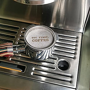 GEMINI Espresso Puck Screen - 53.3mm,1.7mm Thickness 150μm Espresso Filter Screen - Mesh Coffee Reusable Filter For Espresso Portafilter Filter Basket 54mm - Made With 316 Stainless Steel