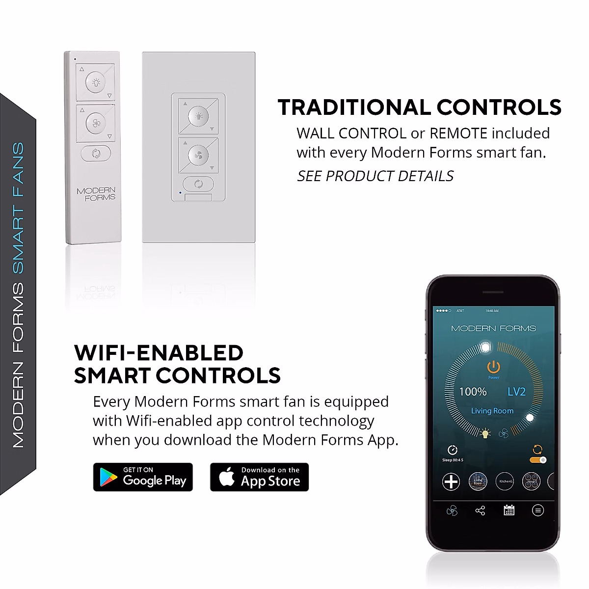 Corona Smart Indoor and Outdoor 3-Blade Flush Mount Ceiling Fan 52in Satin Brass White 3000K LED Light Kit and Remote Control works with Alexa, Google Assistant, Samsung Things, and iOS or Android App