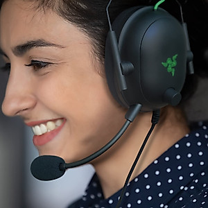 Mic Replacement Fits for Razer BlackShark V2,V2 Pro,V2 Special Edition Wireless Gaming Headsets, Noise Cancelling 3.5mm Jack BOOM BlackShark PC Game sound Microphone Set with 2 Pcs Foam Covers