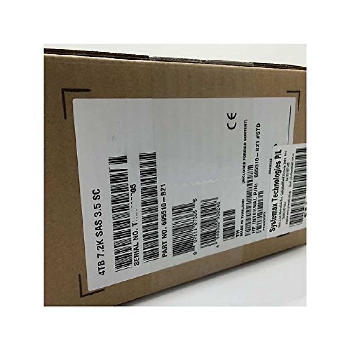 HP 695510-B21 - HP 4TB 6G SAS 7.2K rpm LFF (3.5-inch) SC Midline (MDL) 1yr Warra