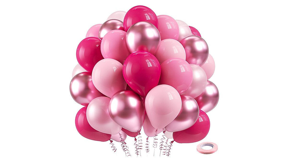 Bezente Pink Balloons Set - Perfect for Any Party