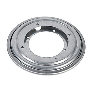 Lazy Susan Bearing, 4 Types Heavy Duty Round Shape Galvanized Lazy Susan Turntable Bearing Rotating Swivel Plate, Swivel Plate (size:5.5寸-银色)