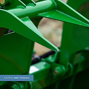 Titan Attachments 72-in Tine Bucket Attachment Fits John Deere Loaders