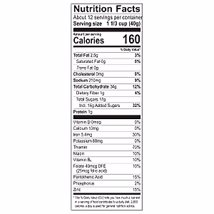 OREO Os Breakfast Cereal, Chocolatey OREO Cereal, 17 OZ Box