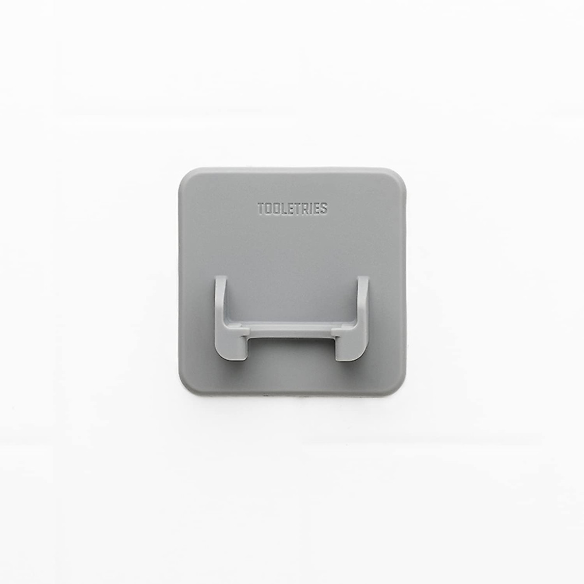 Tooletries - The Mason Razor Holder for Shower - Secure & Safe, Silicone Shower Organizer, Bathroom Accessories - Features Silicone-Grip Technology, Removable & Reusable - Grey