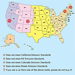 Aumzong 674-891 Front Manifold Catalytic Converter Compatible with 2011-2017 Hyundai Accent Veloster Kia Rio 1.6L