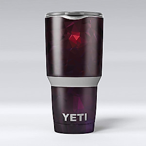 Design Skinz Dark Age Geometric V13 - Skin Decal Vinyl Wrap Kit Compatible with The Yeti Rambler Cooler Tumbler Cups