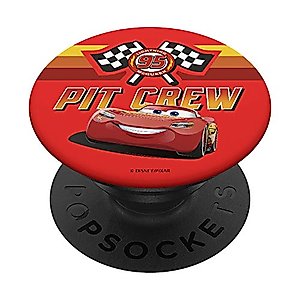 Disney Pixar Cars Lightning McQueen Pit Crew PopSockets Grip and Stand for Phones and Tablets