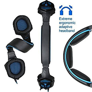 SADES SA807 Gaming Headset Headphone Stereo Sound 3.5mm Wired with Mic for PC/New Xbox One/PS4