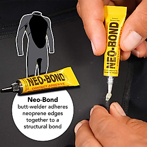 SOLAREZ Neo-Rez Black - New! Wetsuit Repair & Filler ~ Fix, Repair, Fill and Seal Neoprene Wetsuits or Hip Waders Instantly! One and Only #1 Solar UV Cure Wetsuit Fill & Repair! ~ Made in The USA!…