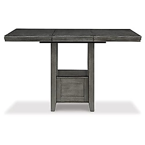 Signature Design by Ashley Hallanden Counter Height Dining Extension Table, 0, Gray