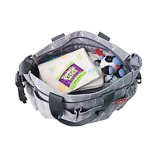 Zohzo Diaper Bag for Baby Diaper Tote Bag With Changing Pad, Insulated Pockets, Wipes Pocket, Waterproof Material, Stroller Straps, and Shoulder Strap