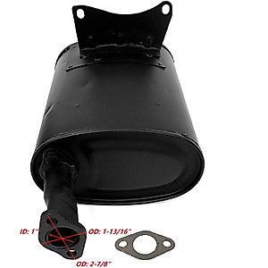 Exhaust Muffler For Predator For Champion For Duromax DuroMax For UST Kingcraft For All Power 5500W 6000W 6500W 7000W 7250W 7500W 8000W 8500W 9000W 420CC 11HP 13HP Non-Inverter Gas Generator