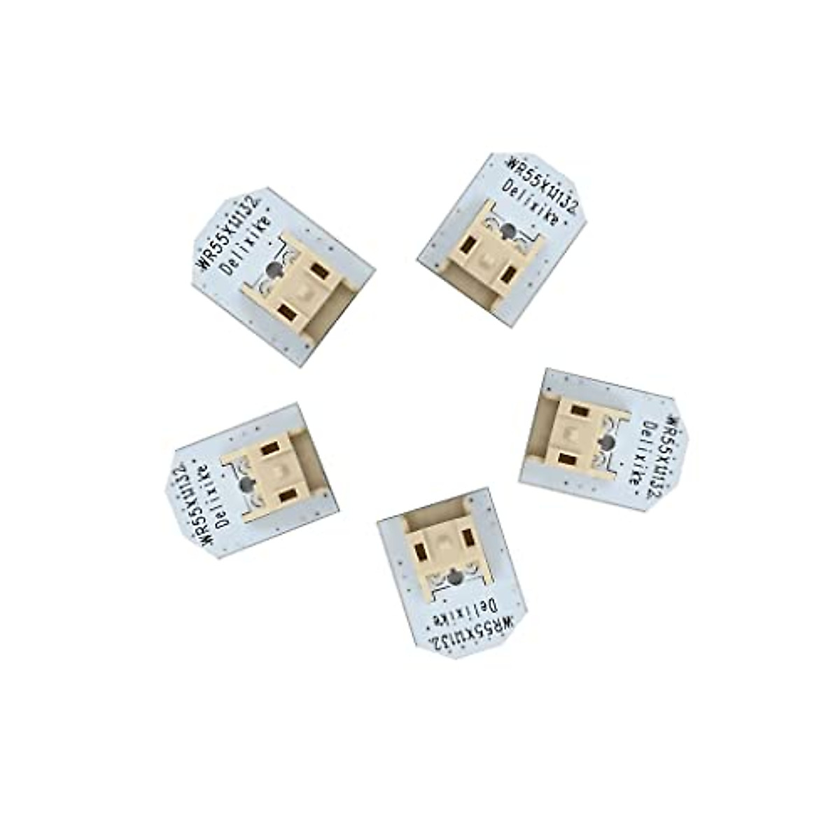 (5PK) WR55X25754 WR55X11132 WR55X26486 WR55X30602 EAP12172918 4590213 AP6261806 PS12172918 Refrigerator Light Bulb LED Light Replace Compatible With GE