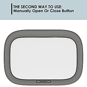 finetones 15 Gallon Automatic Kitchen Trash Can with Lid, 55L Motion Sensor Stainless Steel Garbage Can, Touchless Electronic Smart Trash Can Waste Bin for Kitchen Office, White & Grey