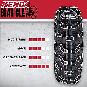 Kenda Bear Claw EX 25x10-12 Rear ATV 6 PLY Tires Bearclaw 25x10x12-2 Pack