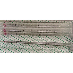EarthOx Sterile Serological Pipettes 25ml -Standard Length (308.5mm) (Individually Packaged) (20 Pipettes)