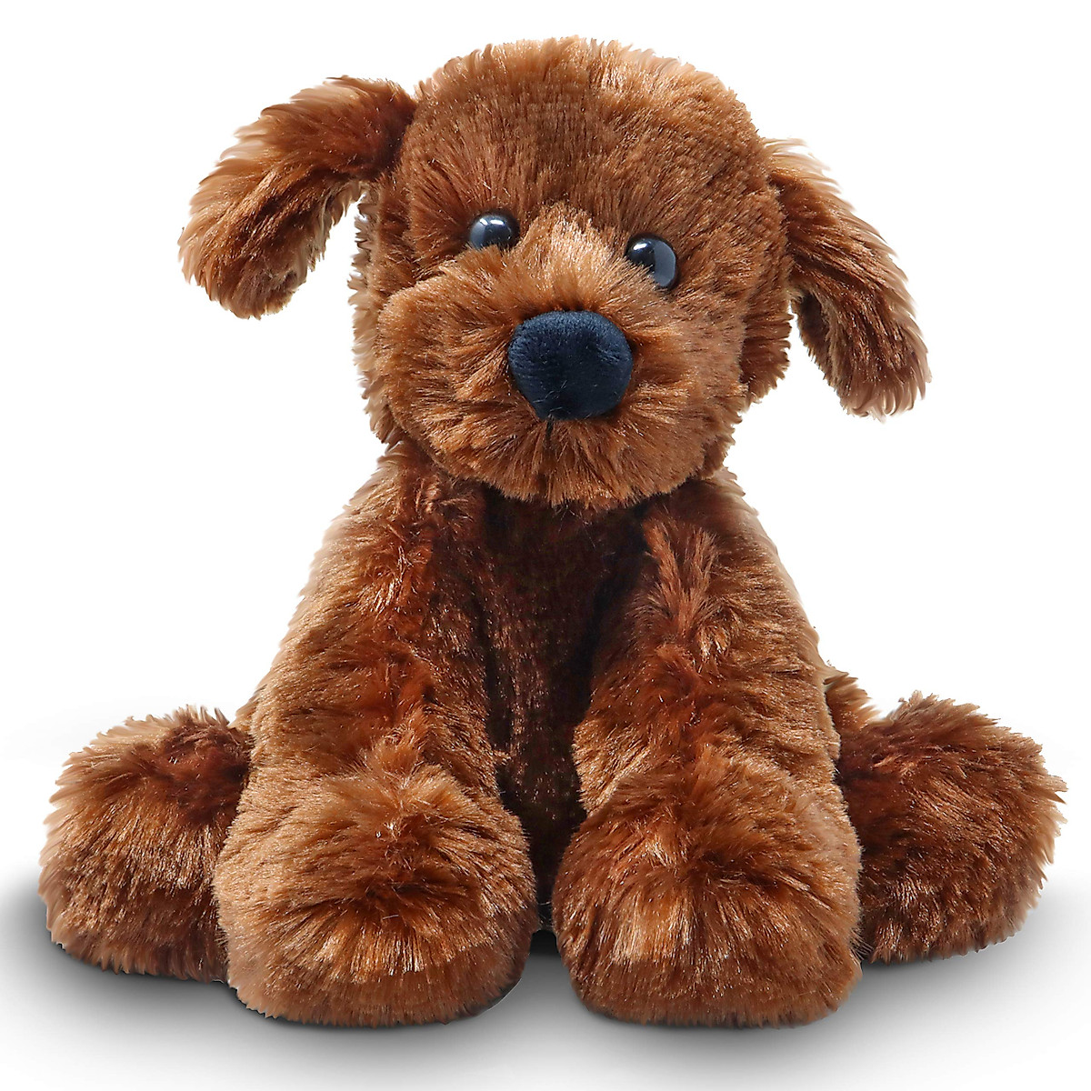 Fluffuns Puppy Dog Stuffed Animals - Stuffed Dog Plush Toys - 9 Inches (Brown)