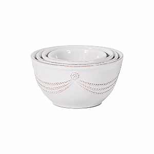 Juliska Berry & Thread Nesting Prep Bowl Set/4 - Whitewash