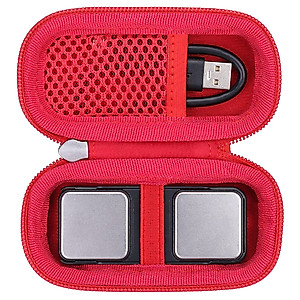 Khanka Hard Case Replacement for AliveCor Kardia Mobile ECG/KardiaMobile 6L EKG (Red)