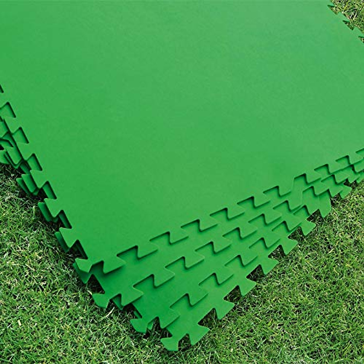 Bestway BW58265-20 Bodenschutzfliesen-Set, 8 Stück á 81 x 81 cm, grün Flowclear Pool Floor Protector, Ground Sheets for Hot tub, Spas and SwimmingPools, 8 x 81cm, Blue, Green