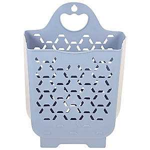 Zerodeko Collapsible Laundry Basket Wall Mount Laundry Basket Laundry Hamper Sundries Storage Holder Clothes Basket Dirty Clothes Organizer Basket for Clothes Basket for Laundry