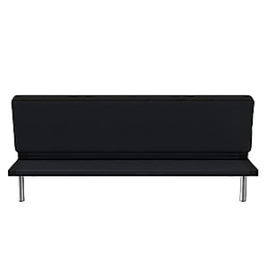Serta Rane Convertible Sofa Bed, 66.1" W x 33.1" D x 29.5" H, Black