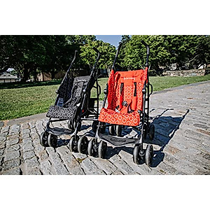 Kinderwagon Skip Baby Stroller, Lightweight Stroller, Compact Stroller, Infant car seat Compatible, Includes rain Cover and Removable Cup Holder (Black)