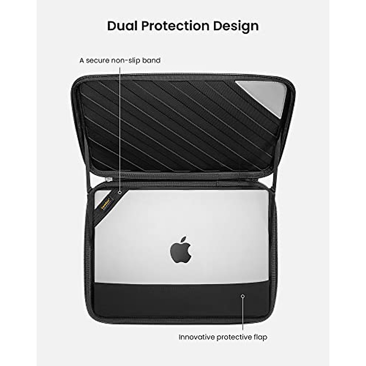 Tomtoc Laptop Case, Portable Electronic Device Cover, Protective Case for 14-Inch MacBook Pro and MacBook Air with Hard Shell, Ultra-Slim and Easy to Carry