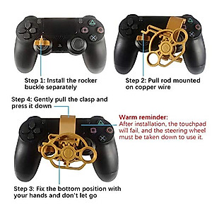 PS4 PS3 Gaming 3D printed mini Car steering wheel Driving Gaming