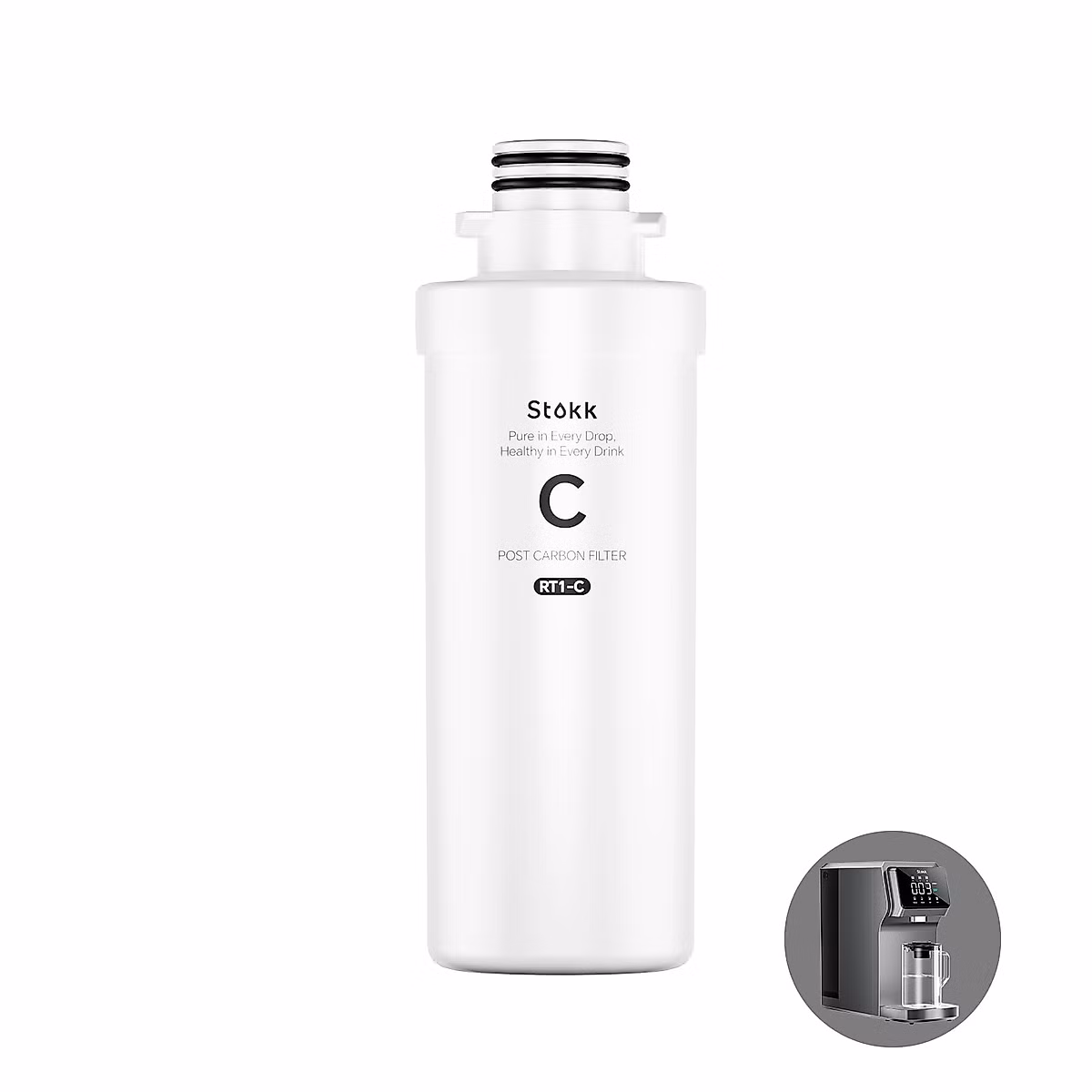 RT1-C Filter, Replacement for T1 Countertop Reverse Osmosis Water Filter, 6-12 Month Lifetime