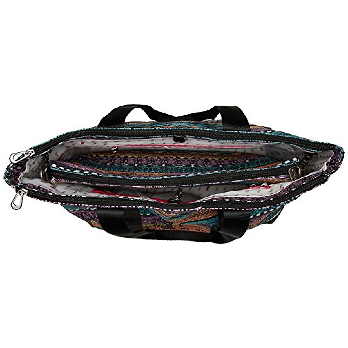 Sakroots New Adventure Finch Large Tote, Sherbet one World