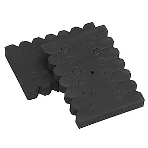 VBESTLIFE Archery Arrow Separator Rack,20Pcs Archery Arrow Rack EVA Black Rectangular 12 Arrows Separator Storage Holder Hunting Accessories
