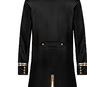 O-484 Black Mens Blazers Blazers Outfits for Man Work Office Blazer Happy Vacation Halloween Vintage Costumes Cosplay Renaissance Peasant Steampunk Fall Winter Blazers 2023 K5 S