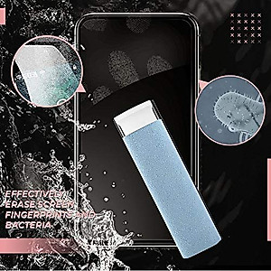 2PCS 3-in-1 Anti-Fingerprint Screen Cleaner One-Piece Screen Cleaner Spray Wipe for All Phones, Laptops, and Tablets Screens(2PCS Gray)