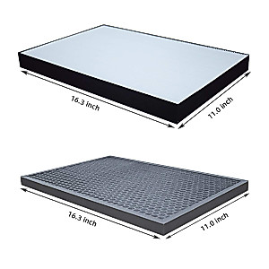 AirClean 1-Set Replacement Filter Compatible with Bissell air220,2609A,air320,2768A Air Purifiers.Compare to Part 2677,2678,2804