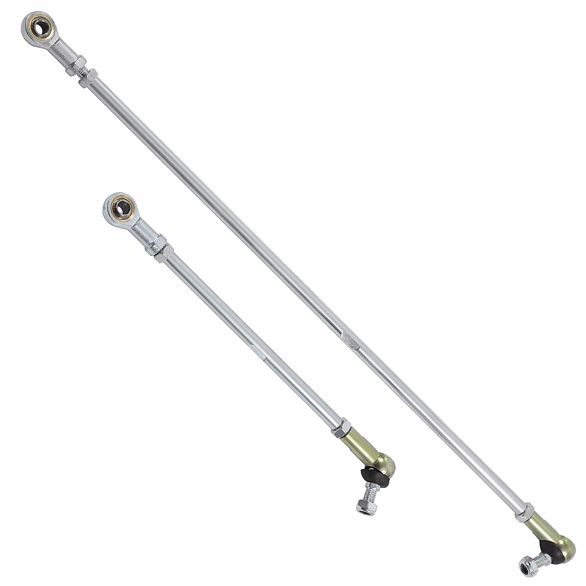 ZXMT Short+Long Tie Rod Kit Set w/Ends Replacement DIY Fit For Yerf Dog Go Kart Cart 3/8-24