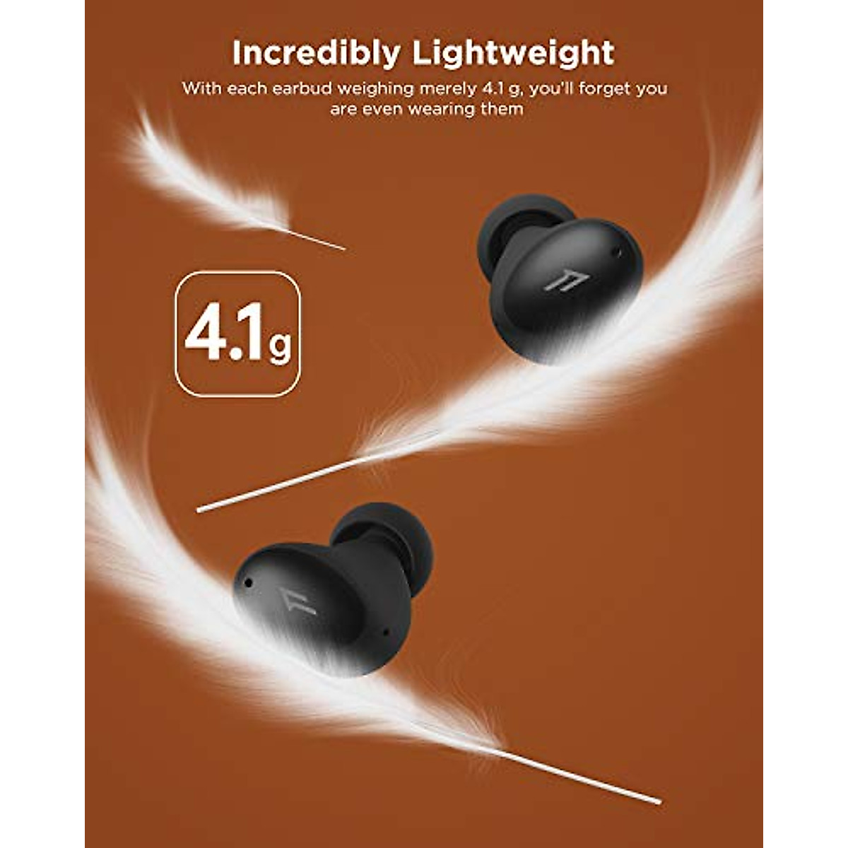1MORE Colorbuds Wireless Earbuds Bluetooth 5.0 Headphone with Fast Charging, Qualcomm Chip IPX5 Waterproof Stereo in-Ear Earphones CVC8.0 Build-in Dual Mic ENC Auto Play/Pause, 22H