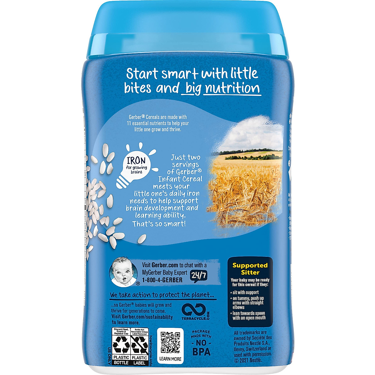 Gerber Rice Cereal for Baby - 8 oz