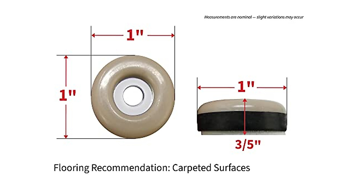 Shepherd Hardware Furniture Sliders - Easy Installation Pack