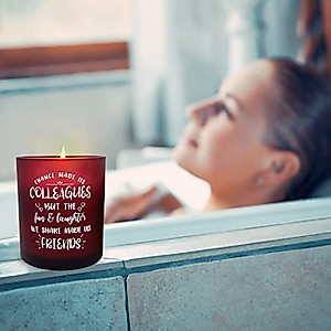 Scented Candles Gifts for Women - Coworker Candles Gifts - Colleagues Leaving, Goodbye Farewell Gfits, Good Luck, Appreciation Gifts, Birthday Gifts for Women, Coworker, Funny Candle Gifts (Vanilla)