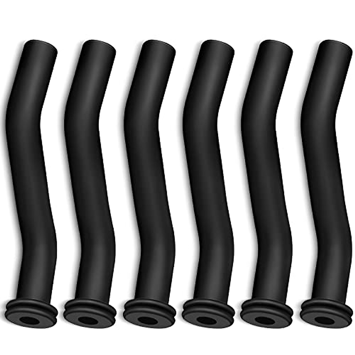 Tondiamo 6 Pieces 596163 Vacuum Hose Compatible with Briggs and Stratton, Black